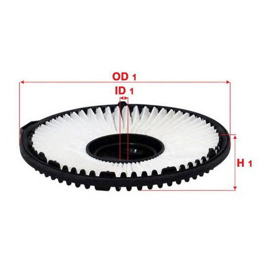 Фильтр воздушный для автомобиля Daihatsu, SAKURA A-1220 (1 шт.)