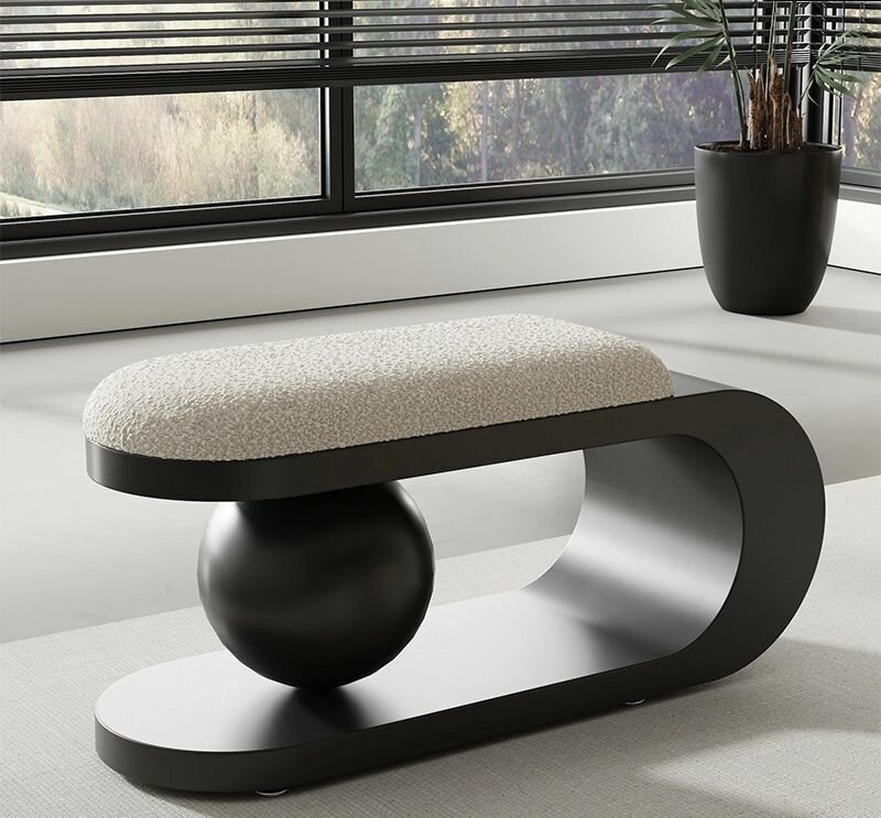 Скандинавский бытовой легкий роскошный диван-скамья, 80*35*45 см-