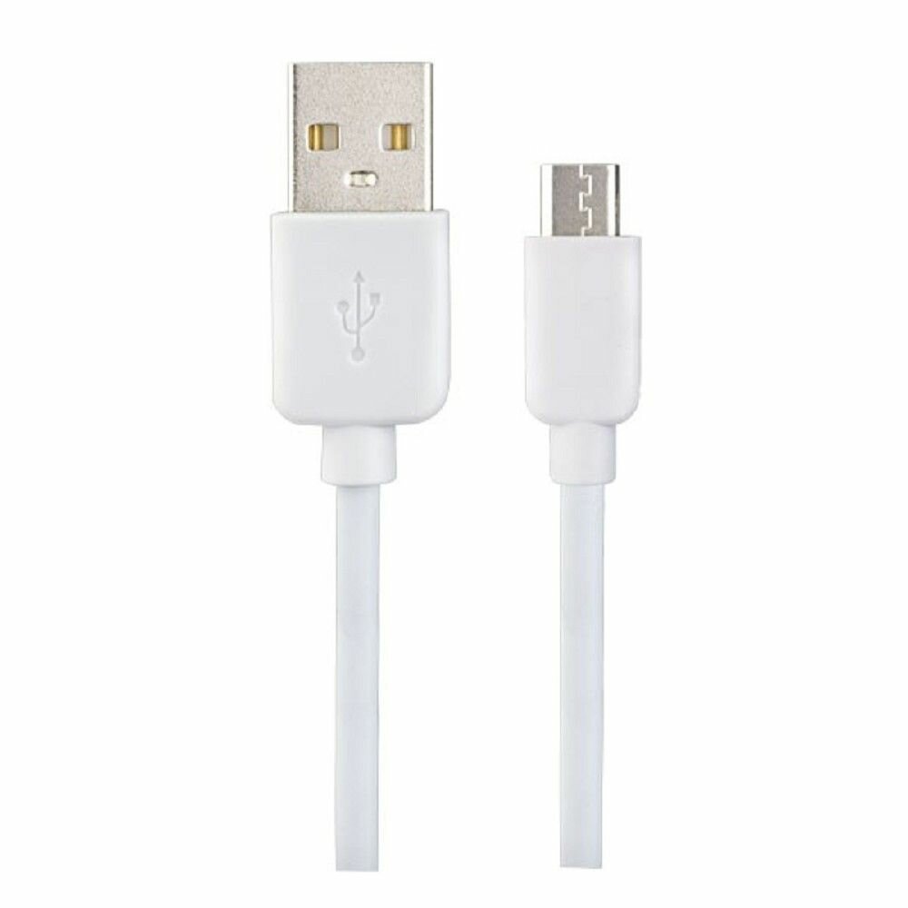 Perfeo кабели Кабель USB2.0 A вилка - Micro USB вилка, белый, длина 1 м, бокс U4007