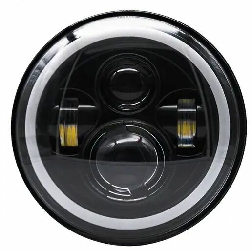 Светодиодные фара нива 7 дюймов 4 LED 40W 3600 люмен - дальний, 2400 люмен ближний.