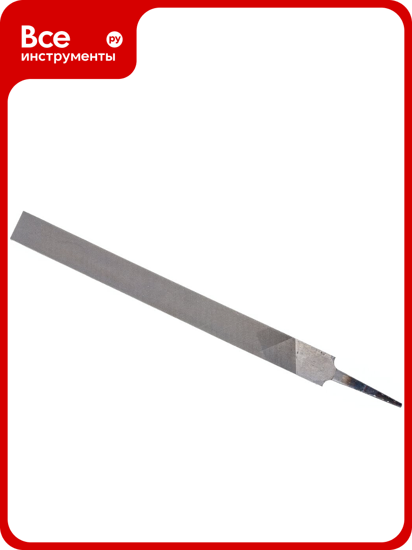 Плоский напильник инстулс по металлу, тупоносый профиль, класс прочности, соответствует ГОСТ, стальная кромка