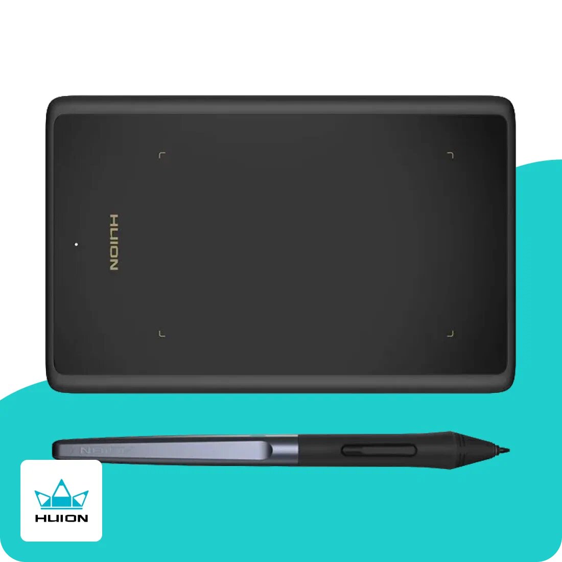 Графический планшет HUION Inspiroy H420X черный