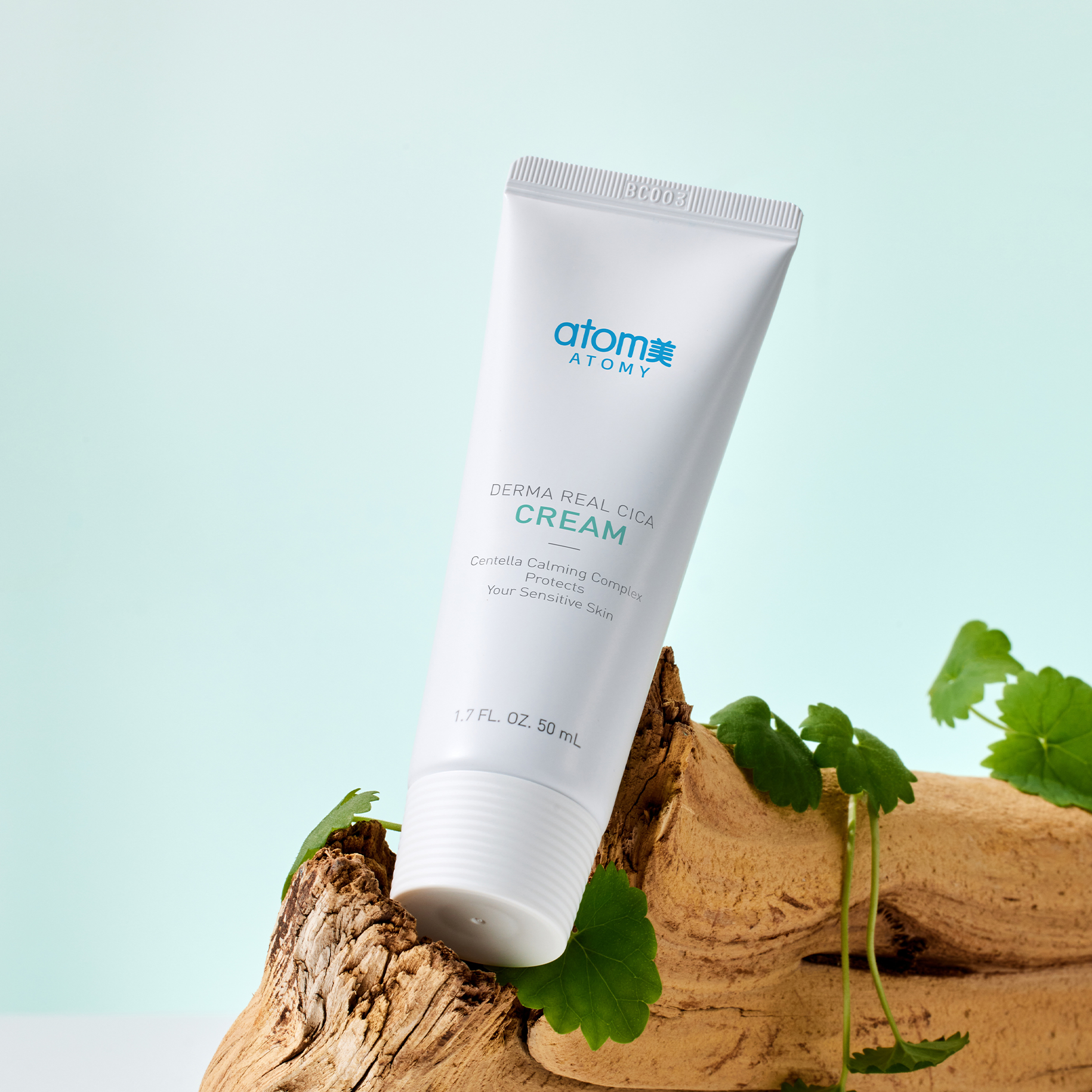 Успокаивающий крем для лица с Центеллой от Атоми/Atomy Derma real Cica Cream, 50 мл, Корея