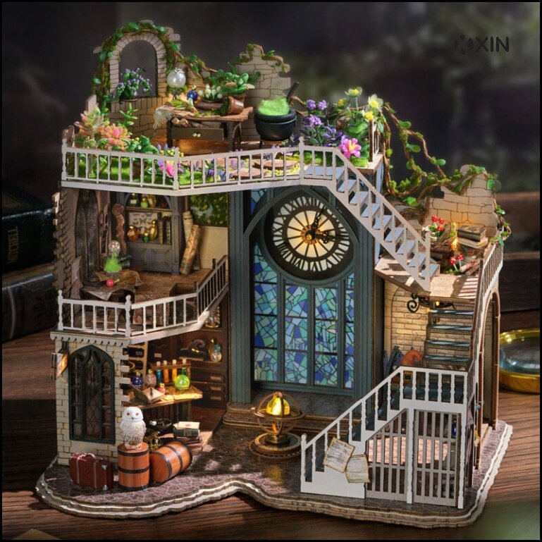 Домик "Magic House", в европейском стиле, креативный, для мальчиков и девочек