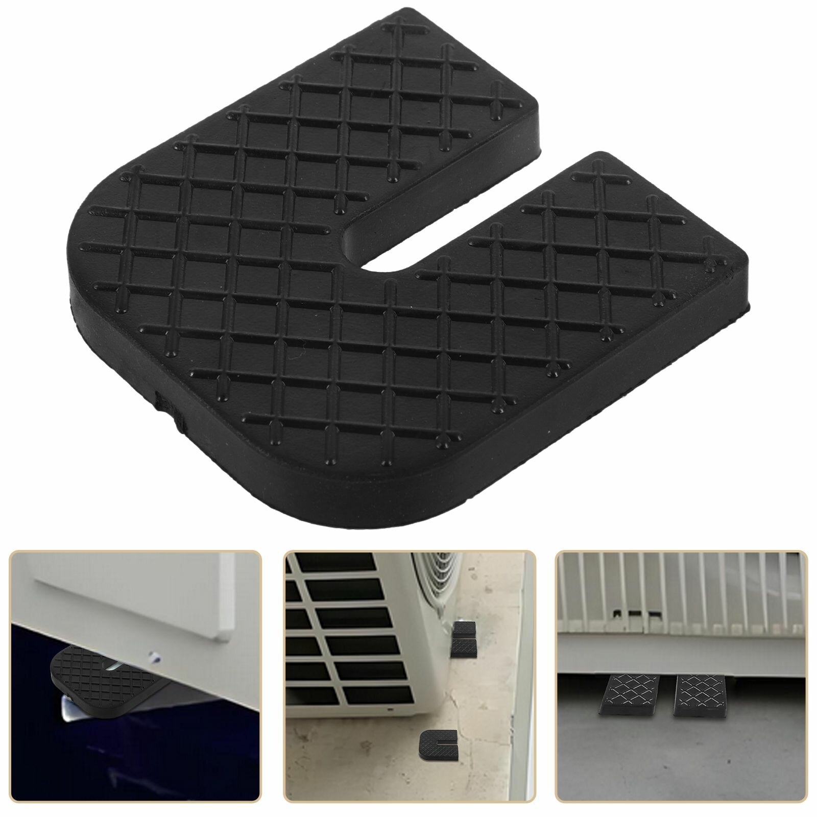 Противовибрационные Маты 4 Шт Резиновые Подушки Для Кондиционеров Размер 7.00X7.00X0.90Cm