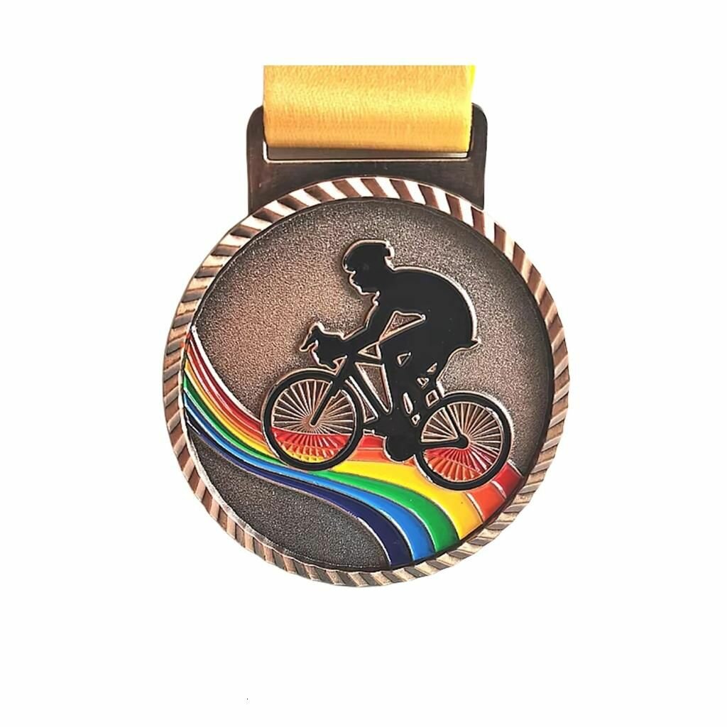 Золотая, Серебряная и Бронзовая Памятные Медали Марафона По Велоспорту На Играх-Cycling Bronze