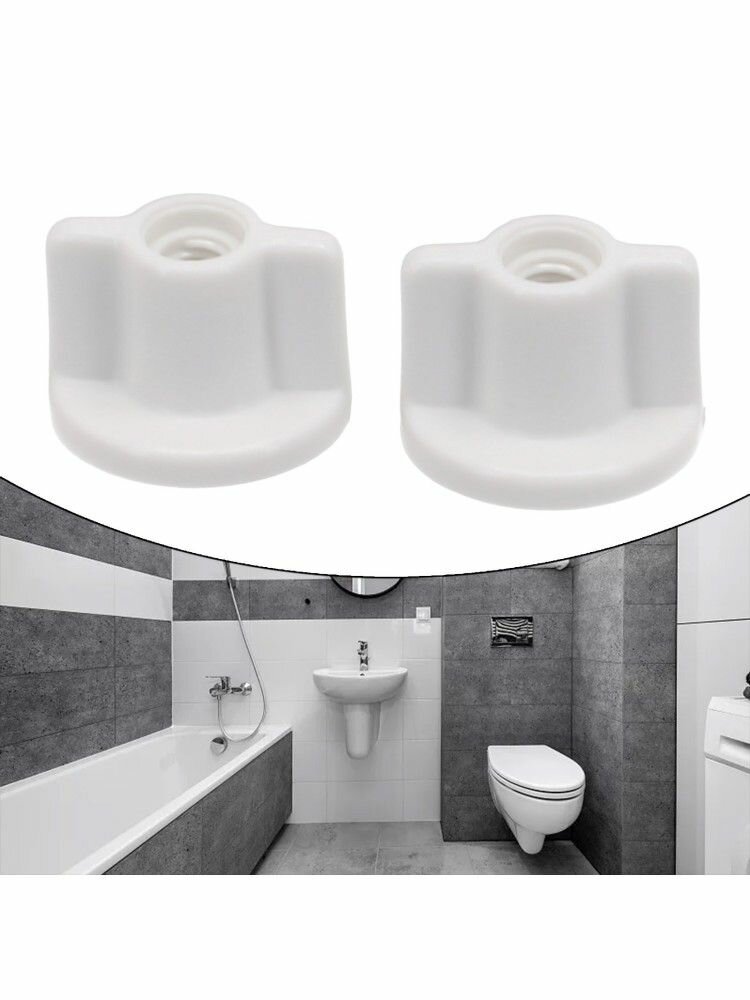 2ШТ. 6-миллиметровой винтовой задней гайки, Фиксированная замена нижней крышки унитаза