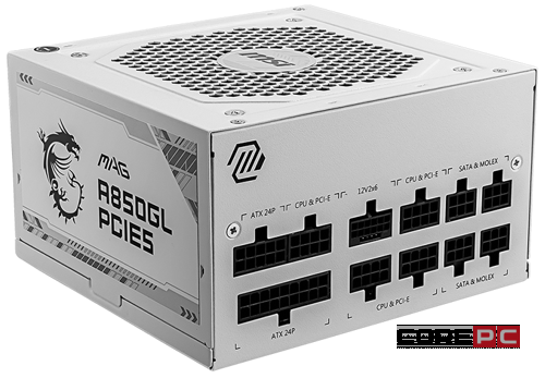 Блок питания MSI 850W MAG A850GL White (MAG-A850GL-PCIE5-WHITE) 16 Pin (PCIe 5.0 Connector Cable Details)