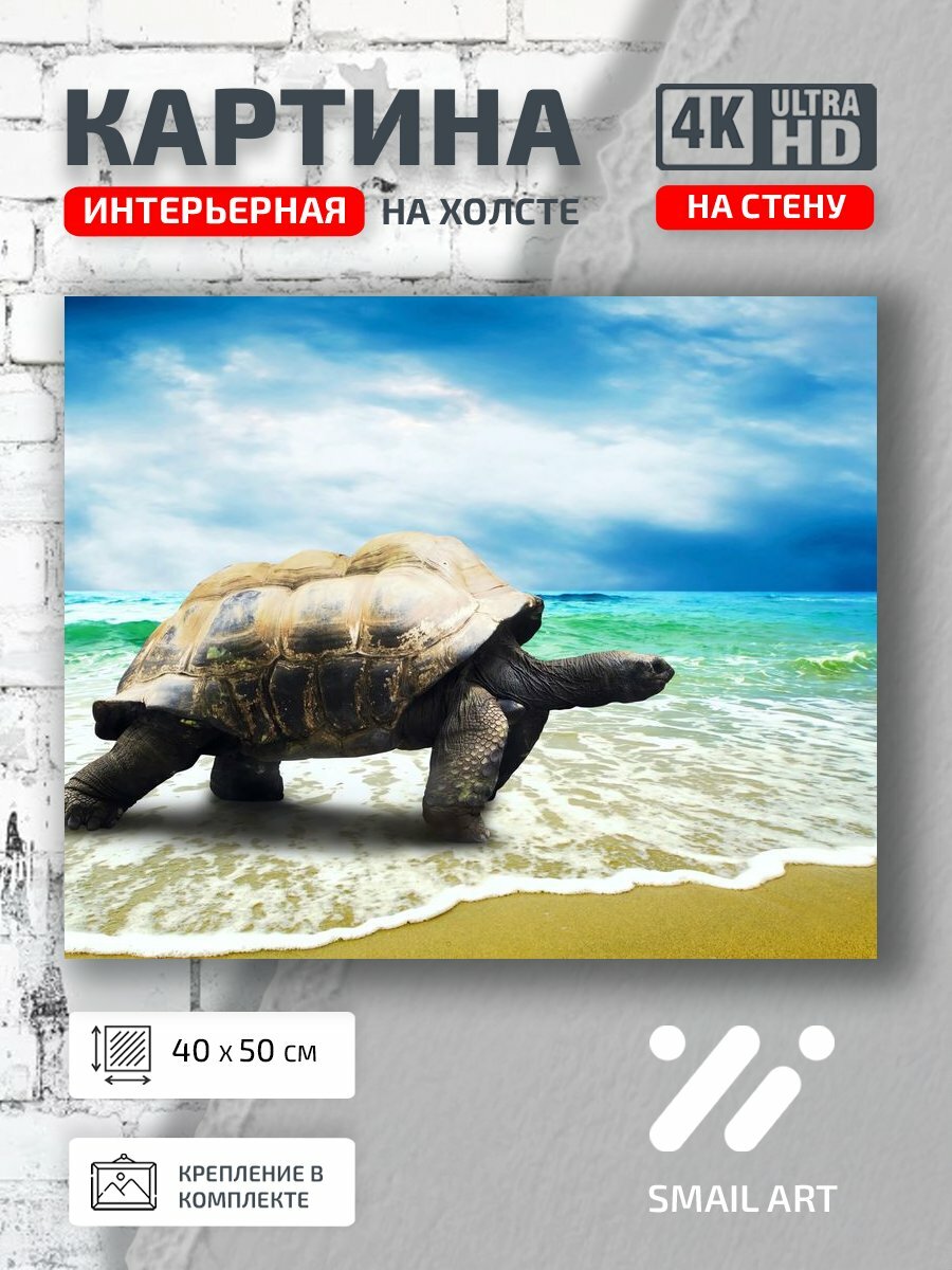 Картина на холсте интерьерная 40 на 50 на стену Побережье Mood для гостиной атмосфера декор