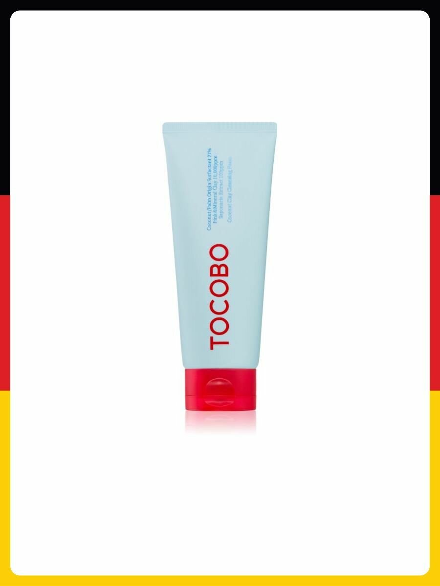 Средство для умывания TOCOBO Coconut Clay Cleansing Foam Deep Cleansing Foam with Clay, 150 мл