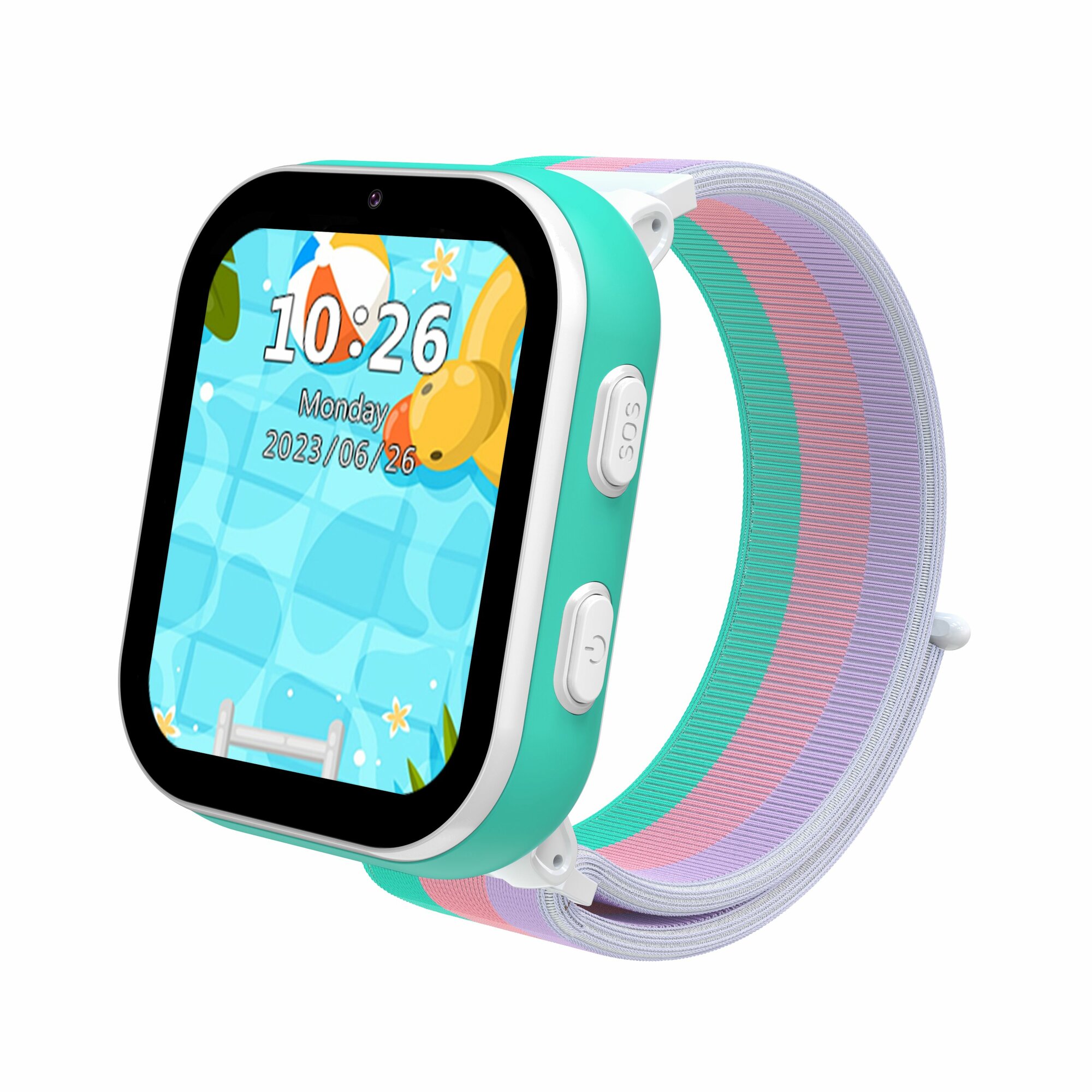 AIMOTO Fun Умные детские часы 4G с влагозащитой. Цвет: белый