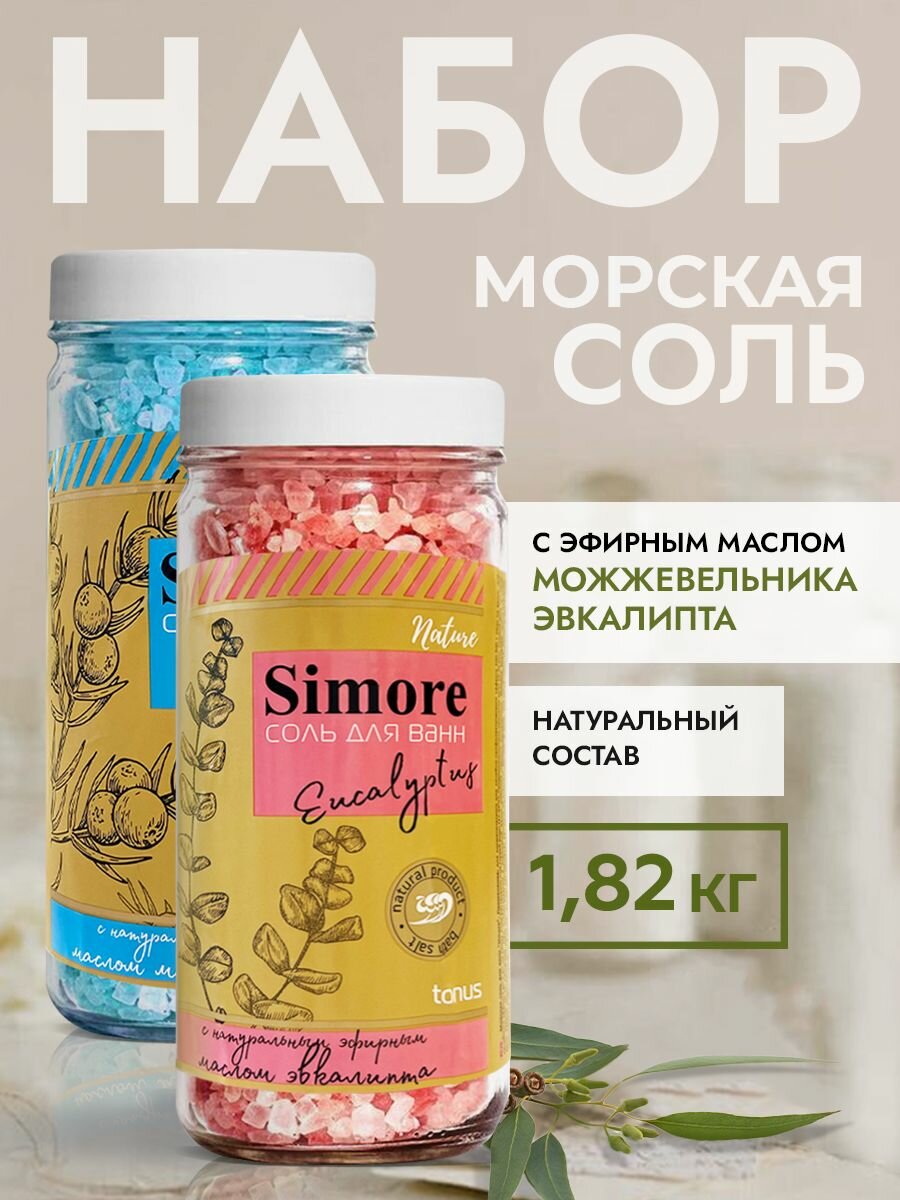 Набор морская соль для ванны