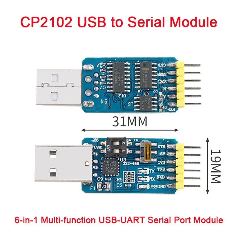 USB-UART адаптер Your Cee CP2102 6-в-1 CP2102 6-in-1