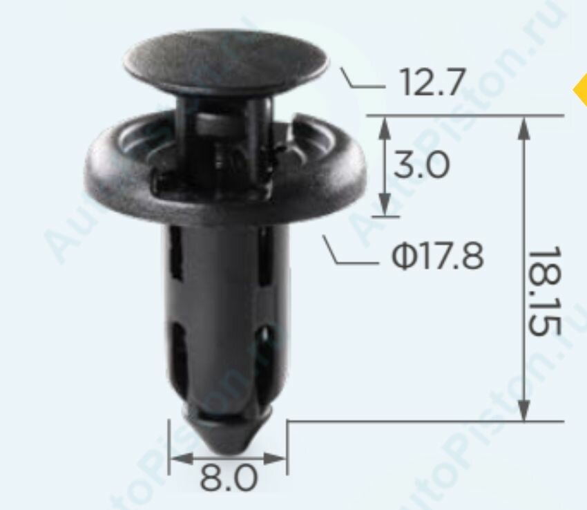 Клипса автомобильная HONDA