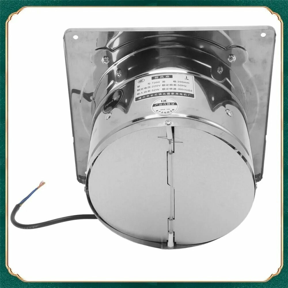 Вытяжной вентилятор для ванной, бесшумный, для кухни и гаража