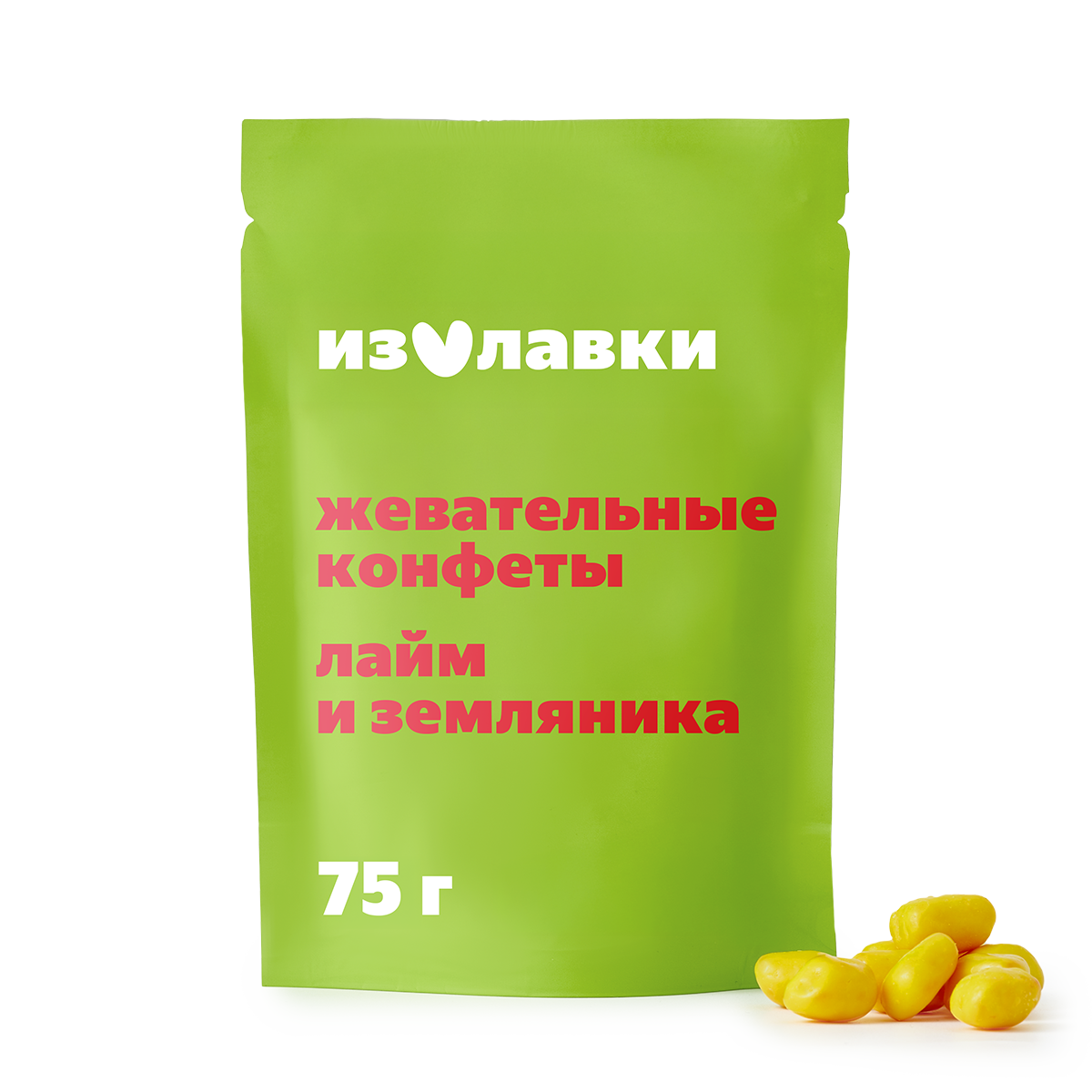 Конфеты жевательные «Из Лавки» земляника-лайм в шоколадной глазури