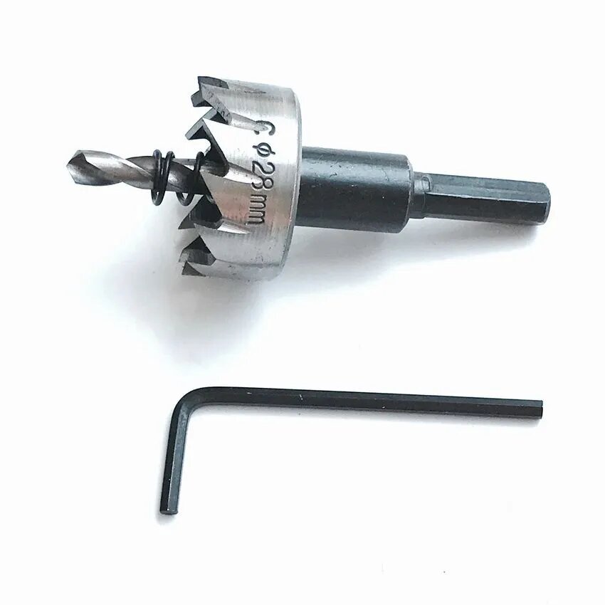 Коронка по металлу, FUDO, 48 мм, HSS, с центрирующим сверлом