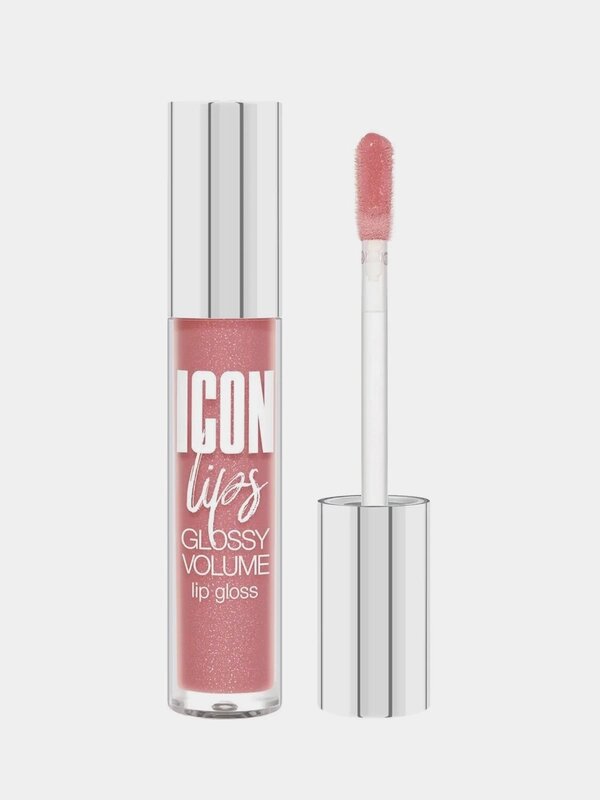 Блеск для губ с эффектом объема LUXVISAGE ICON lips glossy volume, тон 503 Nude Rose, 3,4г