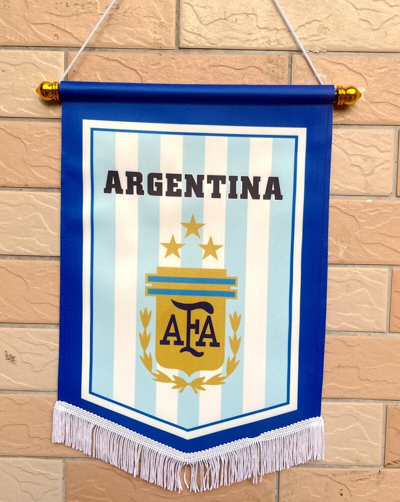 Флаг для фанатов футбольной команды Чемпионата мира, Дания, Германия, Франция, Португалия, пентаграмма, обмен, барное украшение