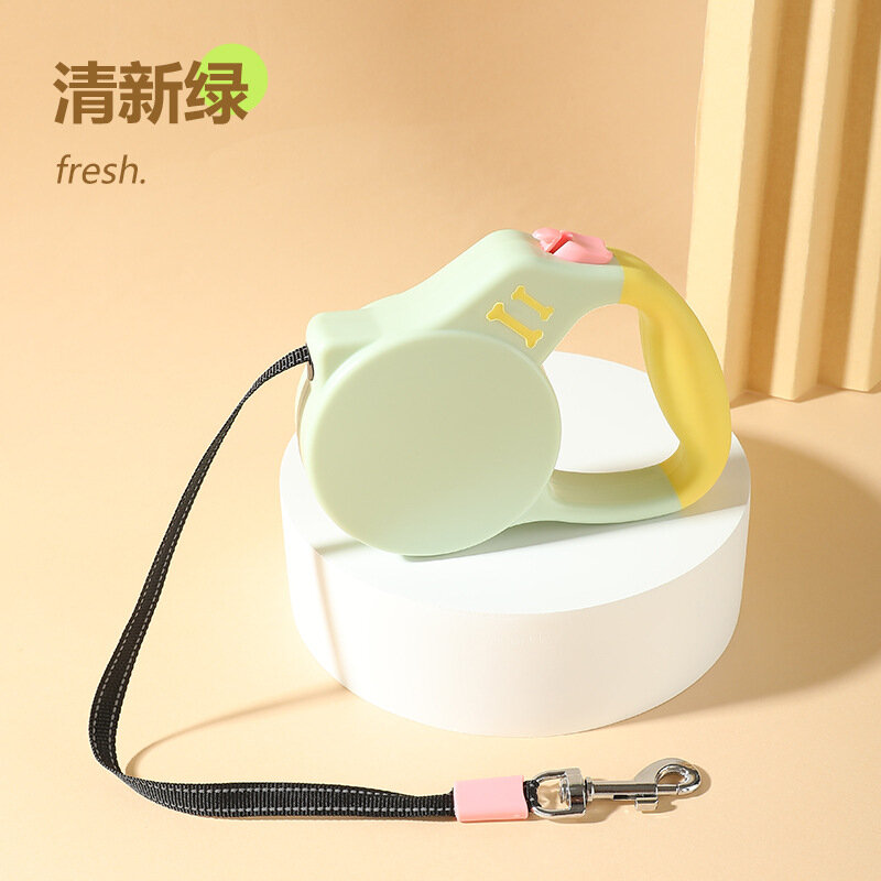 Поводок для собак, светоотражающий, автоматический, выдвижной для Тедди, Корги, маленьких и средних собак, прогулочная веревка, аксессуары для собак