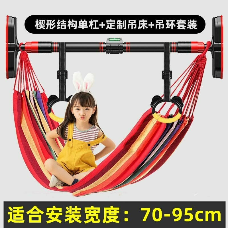 Домашний турник для двери, устройство для подтягивания детей в помещении, без сверления, семейный настенный тренажер для растяжки детей