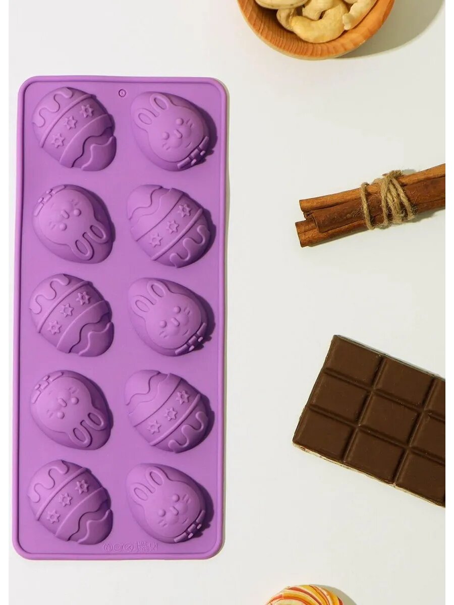 Форма для заливки шоколада и конфет «Пасха»