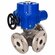 Кран шаровой DN.ru 316-316-PTFE L-тип Ду40 Ру16 полнопроходной трехходовой, нерж...