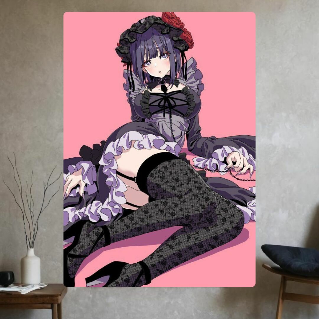 Картина на металле (Аниме-Эта фарфоровая кукла влюбилась) Марин Китагава, 20*30см