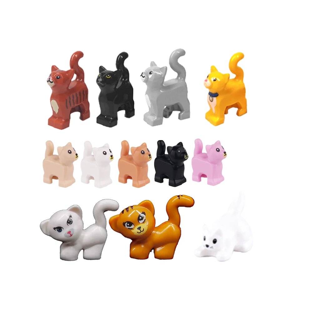 Конструктор BRICKPANDA Кошки, 12PCS
