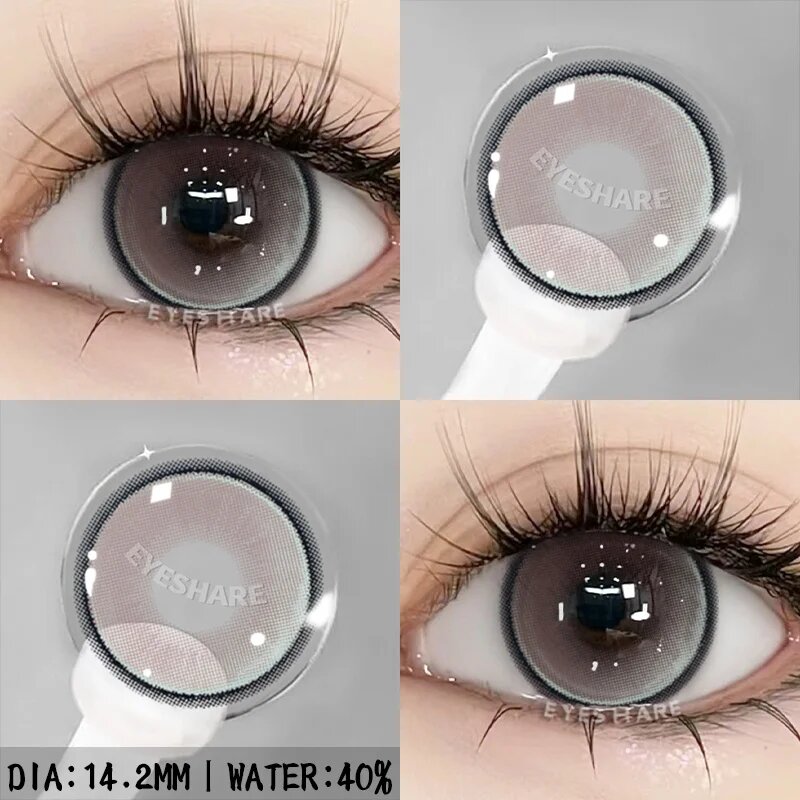 Контактные Линзы EYESHARE, 1 Пара/2 Штуки, Цветные, Синие, Для Косплея, Модные, Фиолетовые, Одноразовые, Для Зеленых Глаз