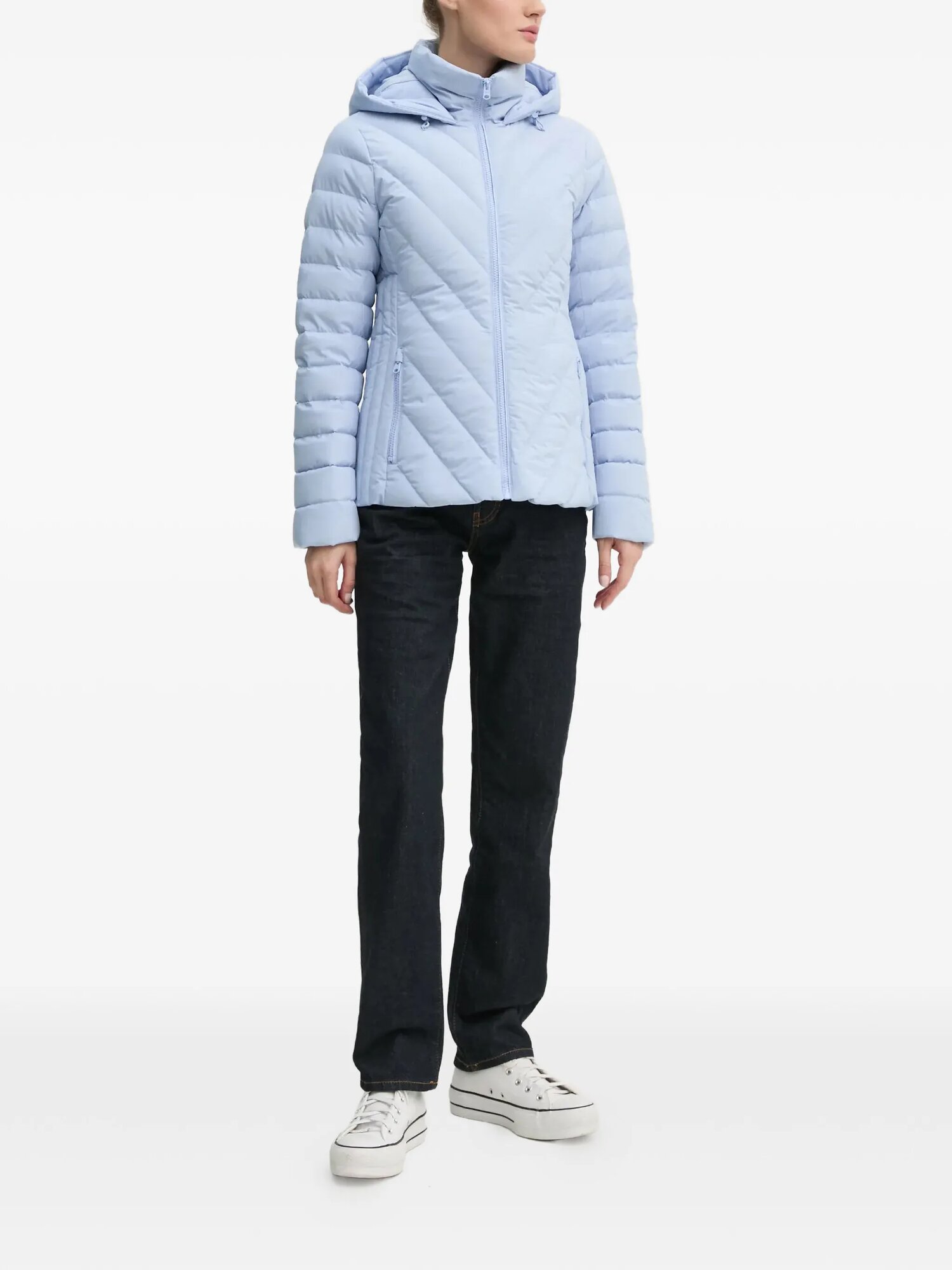 Куртка Abercrombie & Fitch Quilted-pattern padded jacket, размер 42 — фото 1