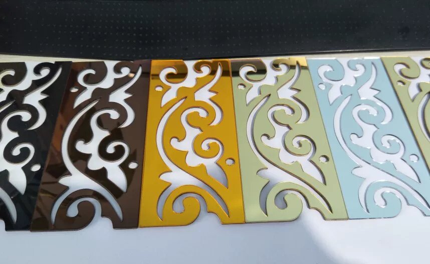 3D самоклеящаяся полая трехмерная акриловая зеркальная накладка на стену, декоративная наклейка для потолка, фон для