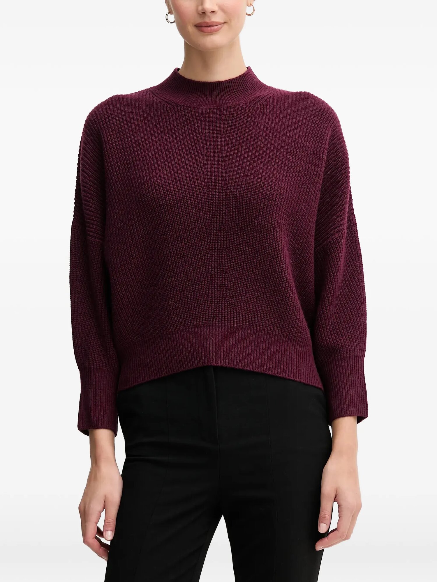 Свитер Ribbed funnel-neck sweater