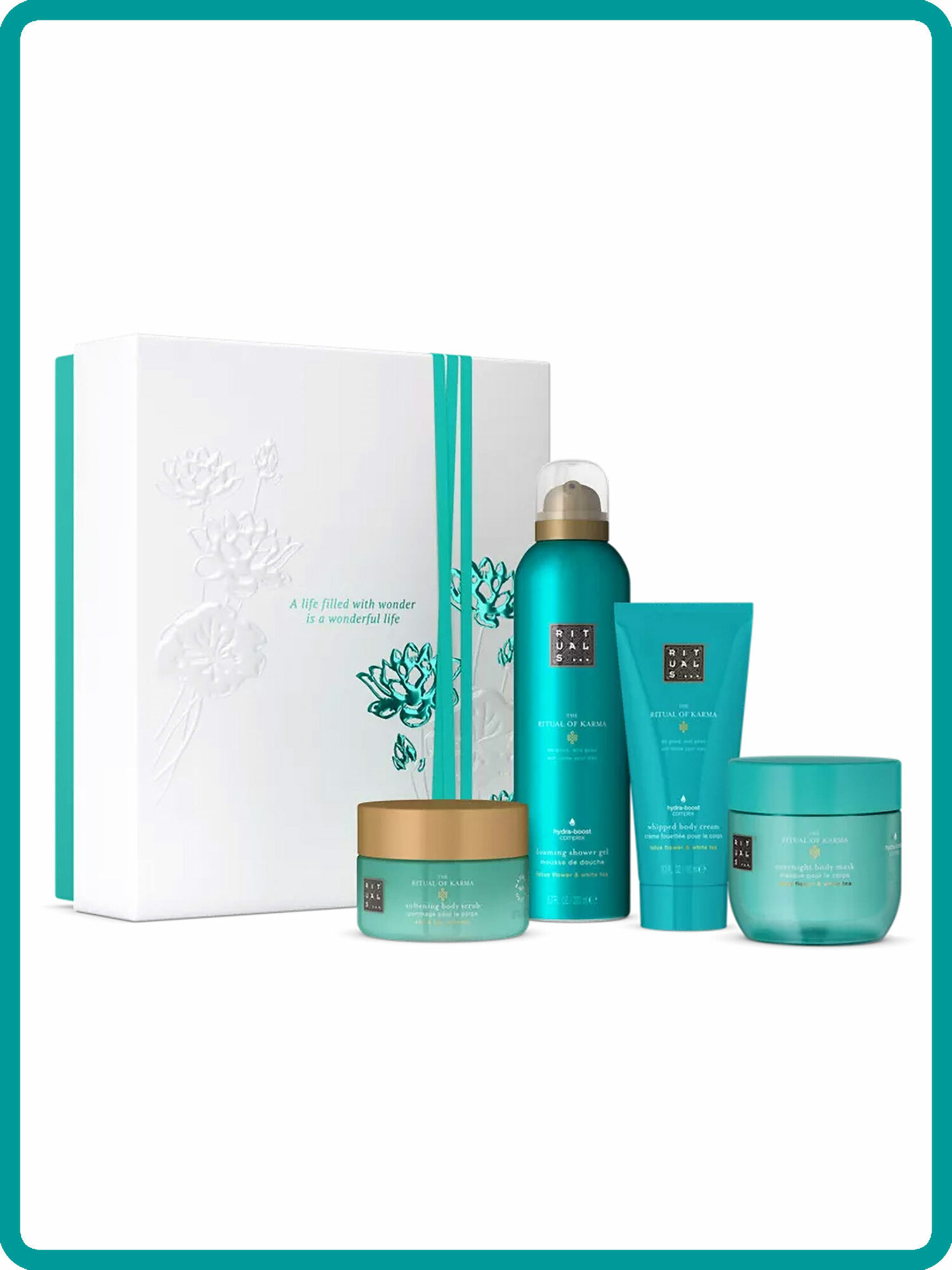Подарочный набор Rituals Karma цветки лотоса и белый чай, Gift Set M
