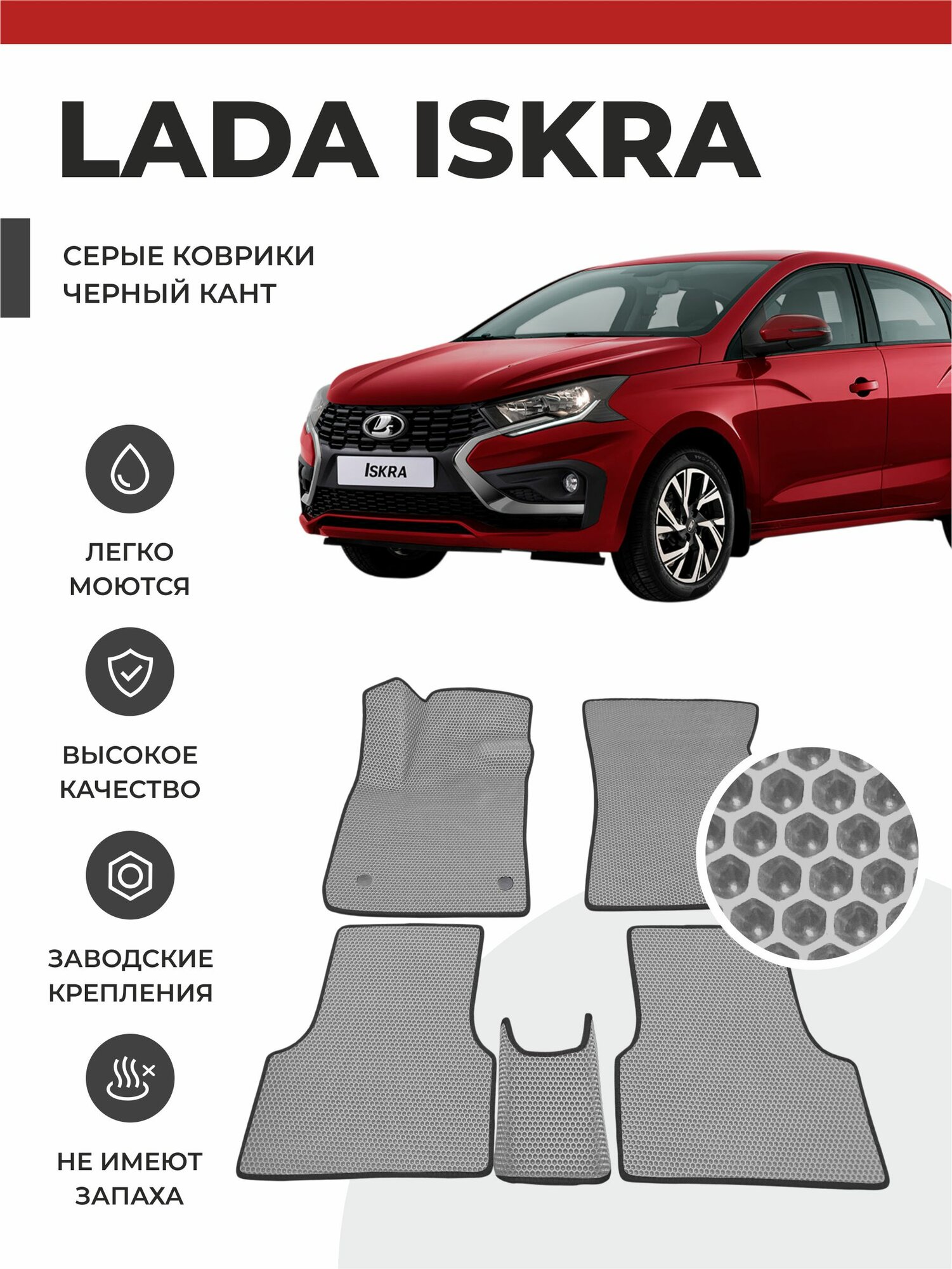 EVA коврики в машину Lada Iskra (Лада Искра) 2025