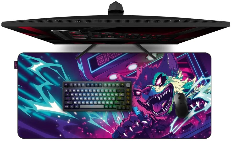 Коврик ARDOR GAMING Neurodog (XL) разноцветный, 900 мм x 400 мм x 4 мм