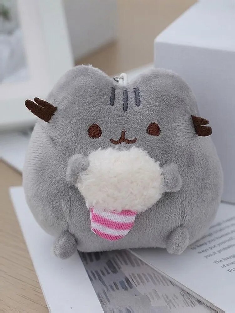 Мягкая игрушка Мягкая игрушка ПушинPusheen Catбрелок пушин12cm для дома и офиса, подарок на праздник