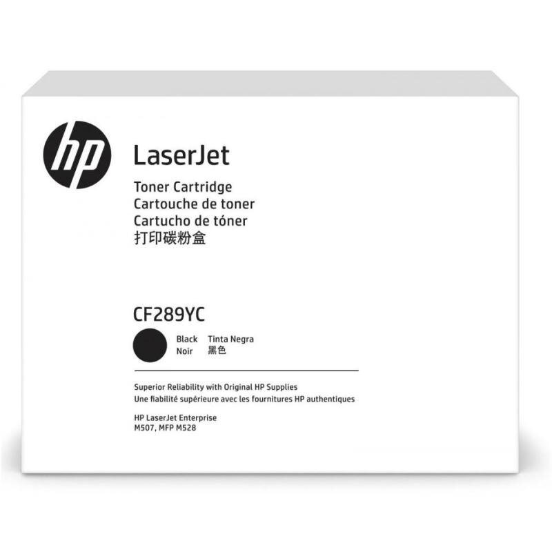 Картридж HP CF289YC повышенной ёмкости корпоративная упаковка для HP LaserJet M507 M528