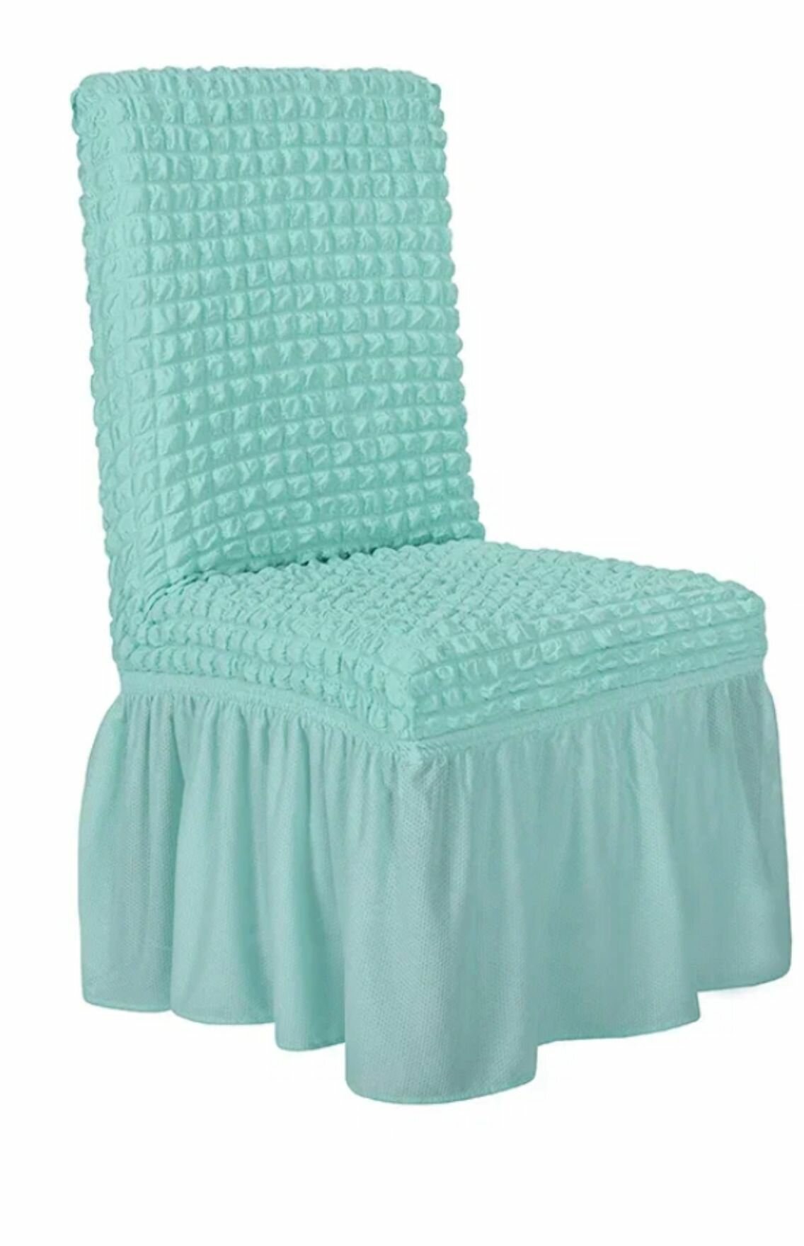 Чехол на стул с оборкой