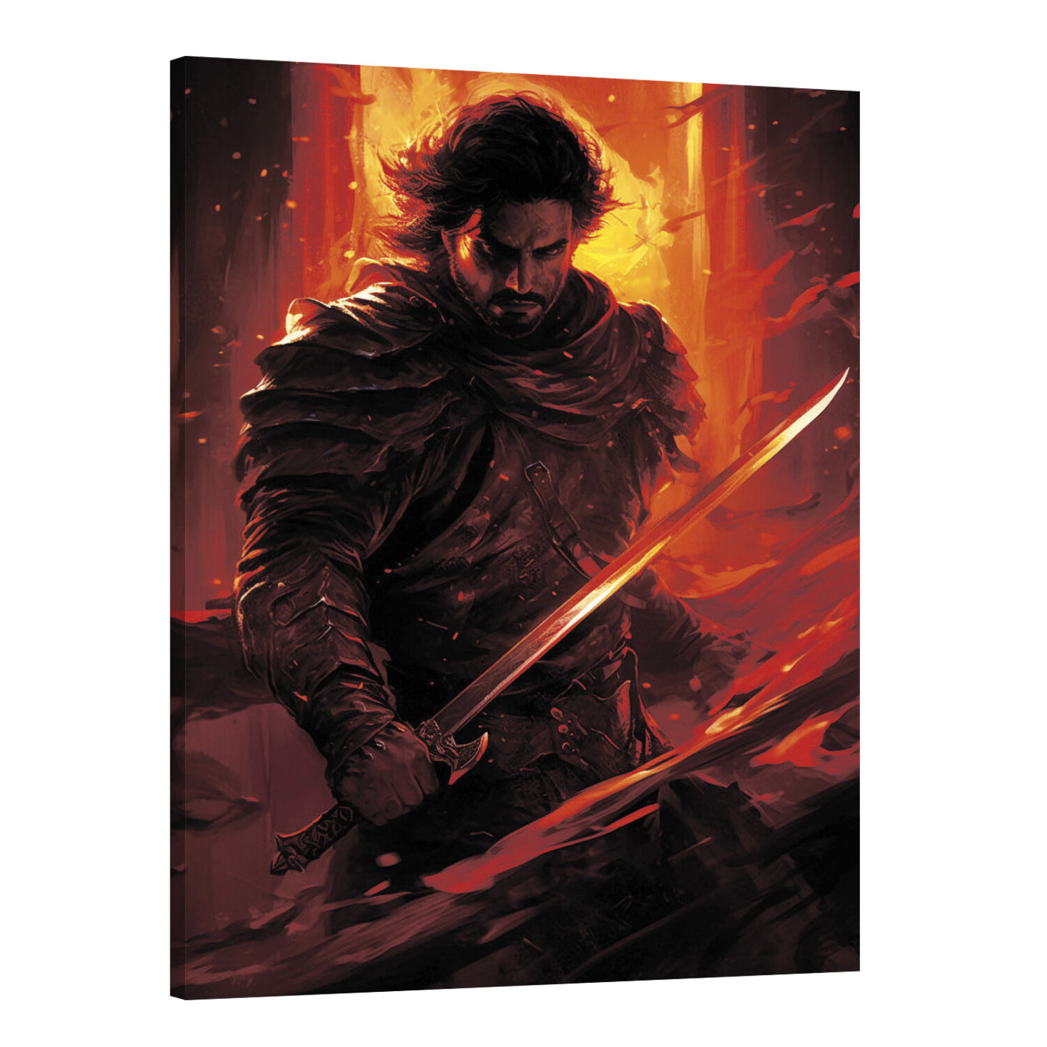 Интерьерная картина 50х70 "Меч и кровь"