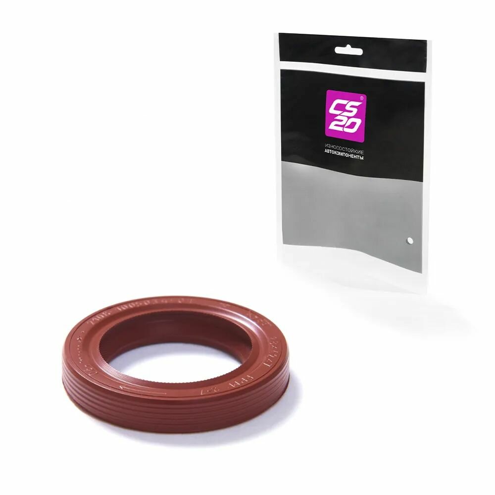 Сальник коленвала передний для ВАЗ 2108-2115, 2170 Лада Приора, 2190 Гранта, Калина, LADA Granta, Priora, Kalina, 28х42х7 FPM серии Original+ арт 13763