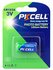 Элемент питания PKCELL CR123A, литиевый, выпуклый контакт, 1500 мАч