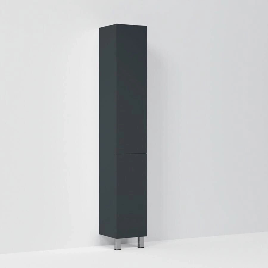 Пенал Am.Pm Gem M90CSR0306GM напольный R, графит матовый