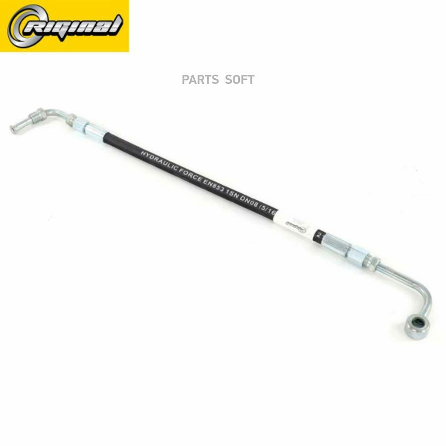 Шланг ГУР нагнетательный для а/м Г-2217, 3302 Евро-3 (L-710, кольцо-штуцер) Riginal