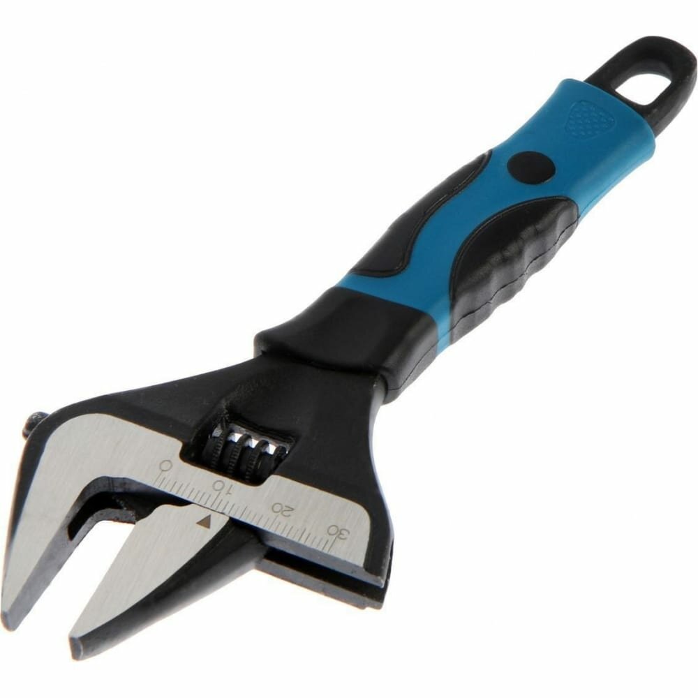 Ключ, тундра, тундра разводной с тонкими губками, 2К рукоятка, раскрытие губок до 34 мм, 150 мм 4585629