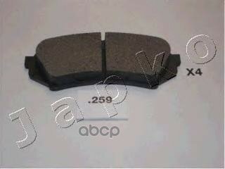 К-т дисков. тормоз. колодок TOYOTA LandCruiser 95- R JAPKO арт. 51259