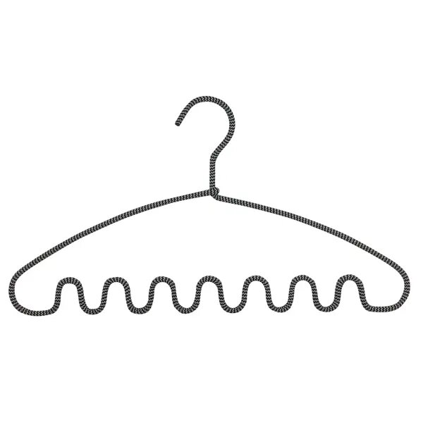 Вешалка для аксессуаров Spaceo 41 см металл цвет чёрный