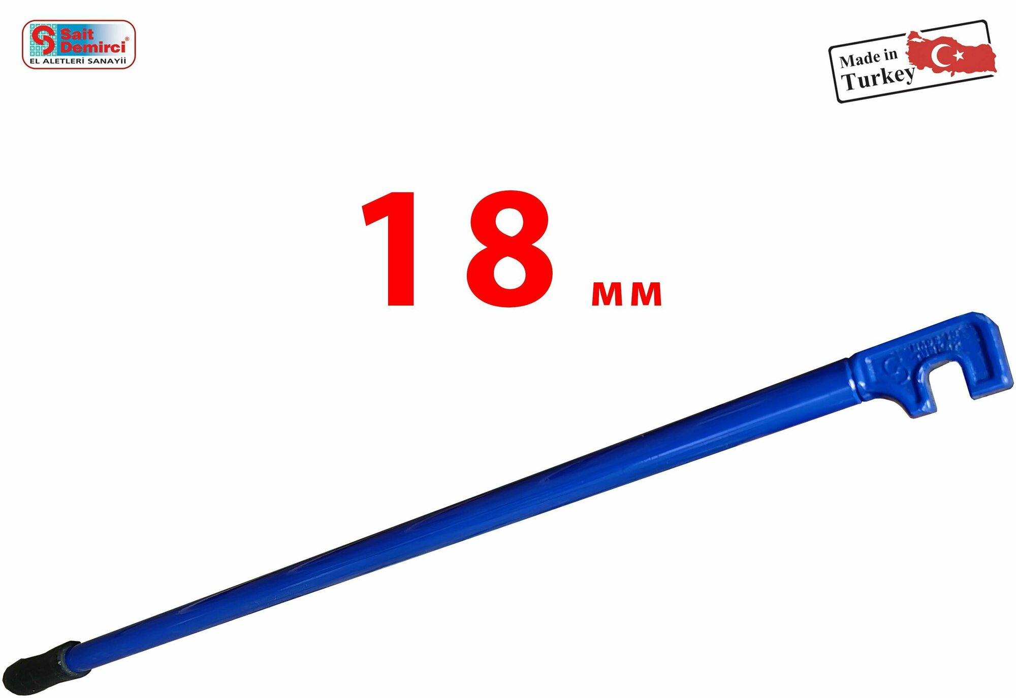 Ручной ключ для гибки арматуры 18 мм - Sait Demirci - Турция