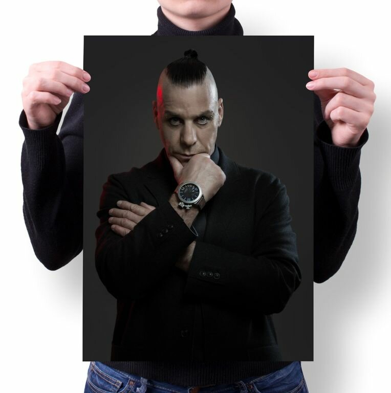 Плакат Rammstein, Рамштайн №4, А4 (29-21 см)