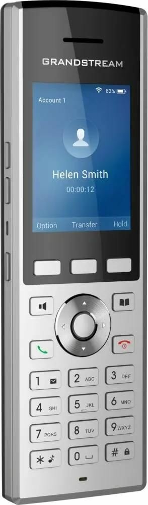 Стационарные телефоны Grandstream Телефон IP Grandstream WP820 серебристый — фото 1